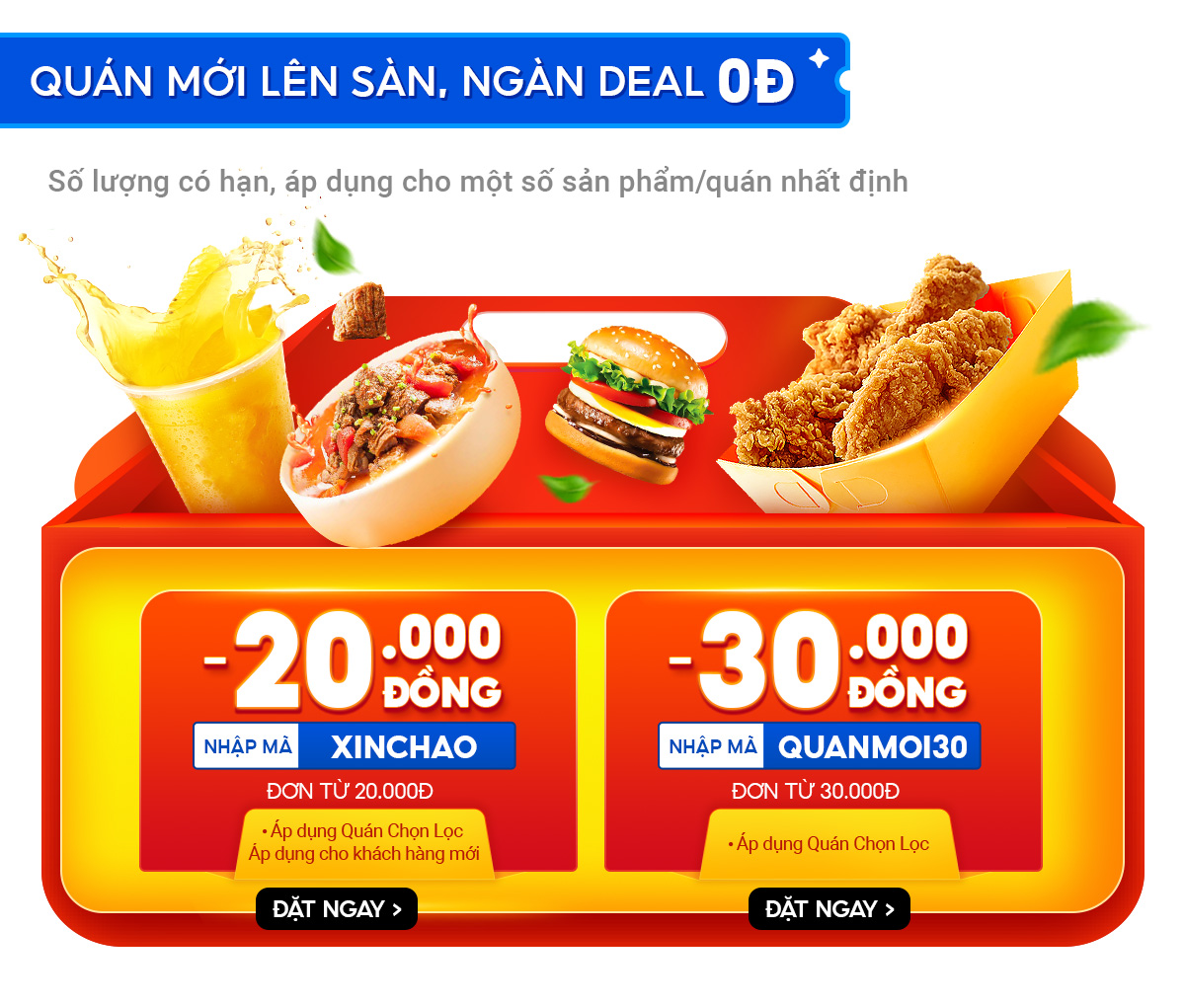 Đặt đồ ăn ShopeeFood
