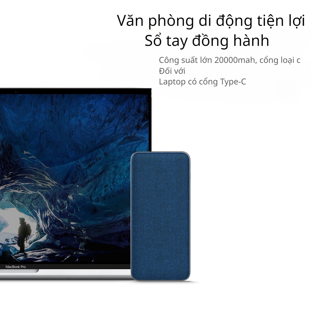 Orsen Pin Sạc Dự Phòng E45 20000mah QC4.0 PD 3.0 45W Cho Máy Tính | Gói Nguồn Hình Chữ c 100% ...