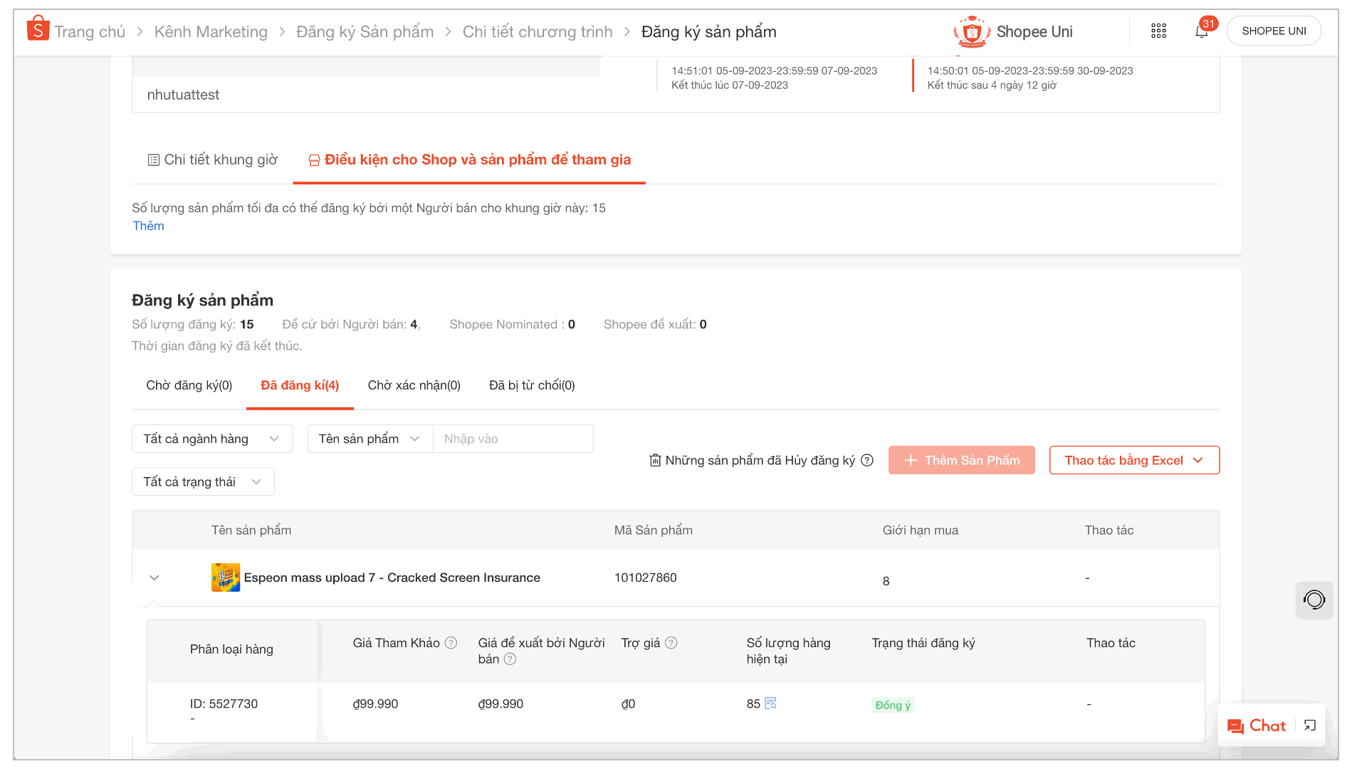 Hủy Đăng ký Sản phẩm tham gia Chương Trình Khuyến Mãi Cùng Shopee | Học ...