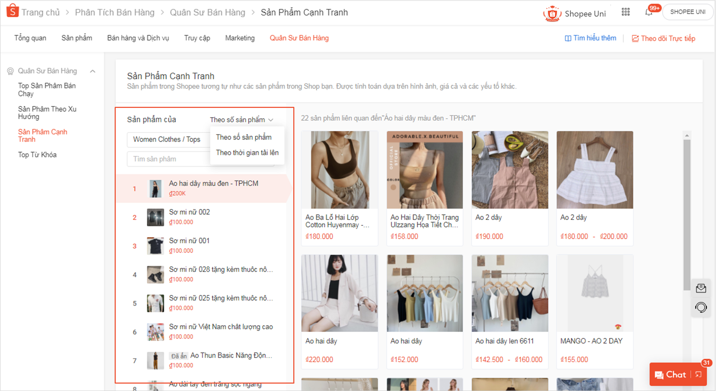 Tối ưu sản phẩm bằng Quân Sư Bán Hàng tại Shopee | Học viện Shopee ...