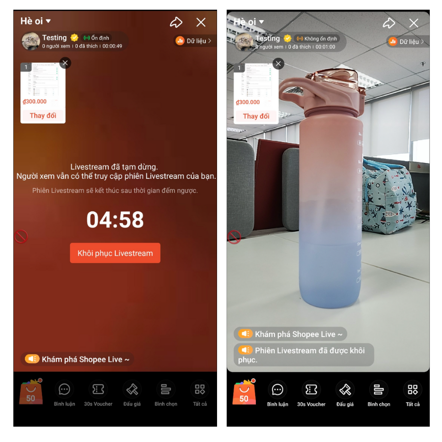 Tính Năng Tạm Dừng Live Giúp Gì Cho Người Bán | Học viện Shopee ...