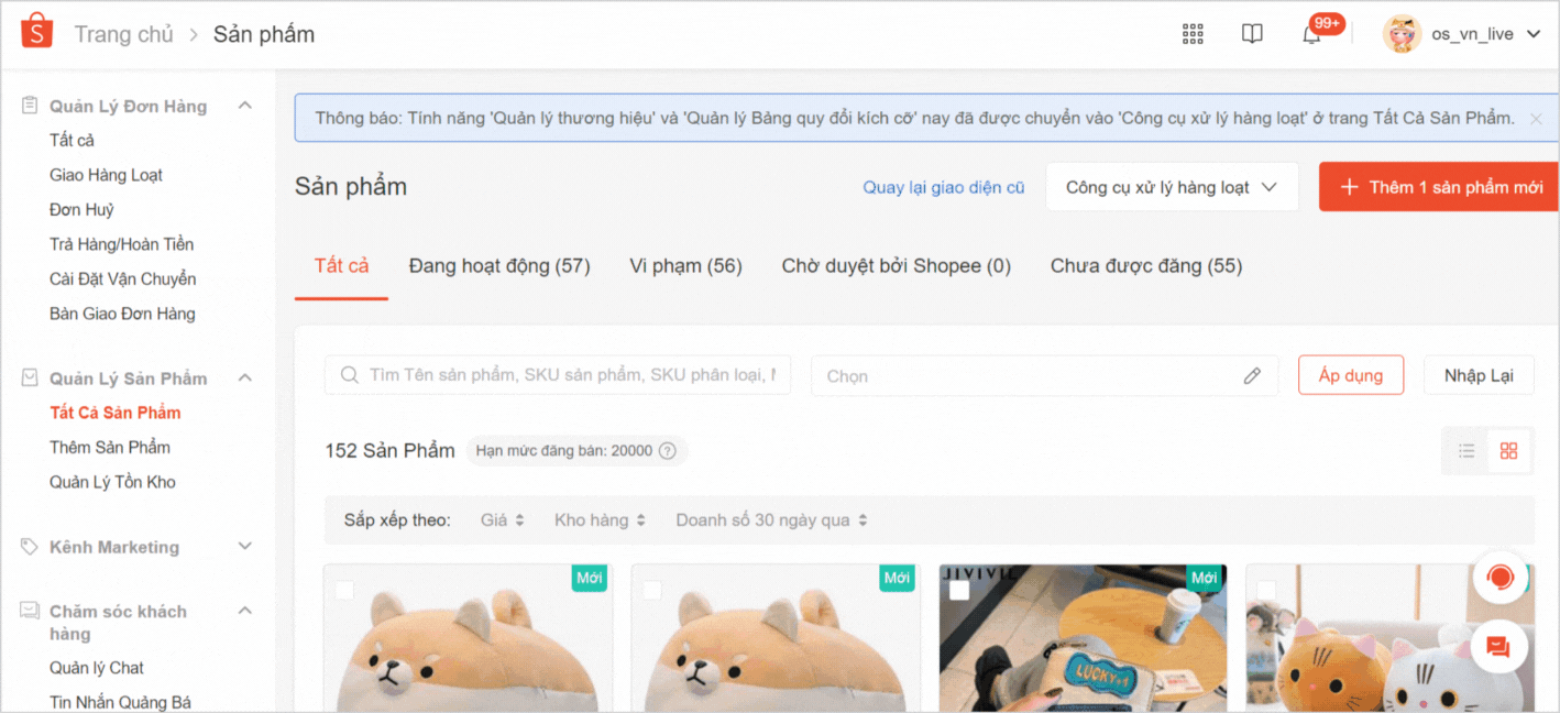 Tại sao tôi không thấy được sản phẩm đã đăng bán? | Học viện Shopee ...