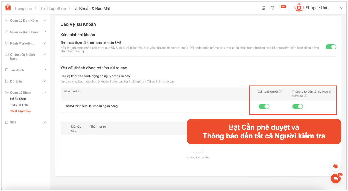 Cách thiết lập Bảo Vệ Tài khoản | Học Viện Shopee [Shopee]