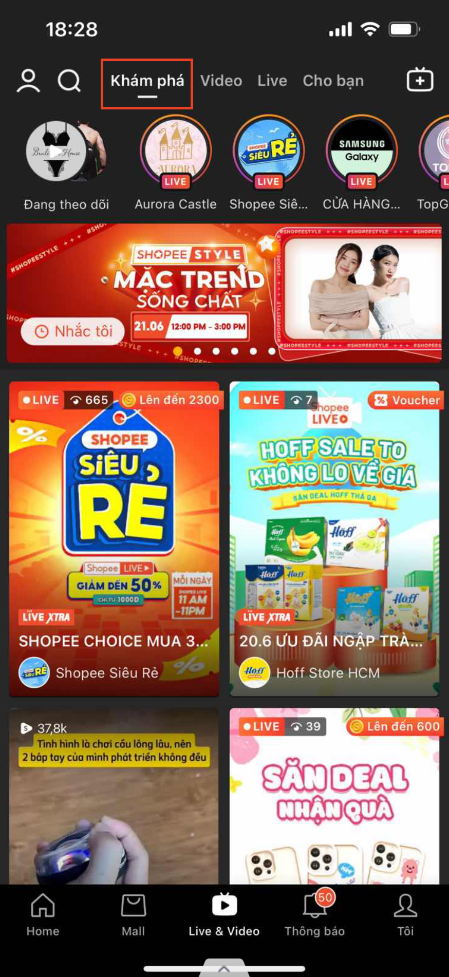 Một Số Thông Tin Về Hợp Nhất Trang Shopee Live Và Shopee Video | Học ...
