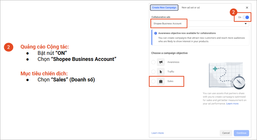 Hướng dẫn thiết lập Quảng cáo Meta CPAS với Shopee (Meta Ads CPAS with ...