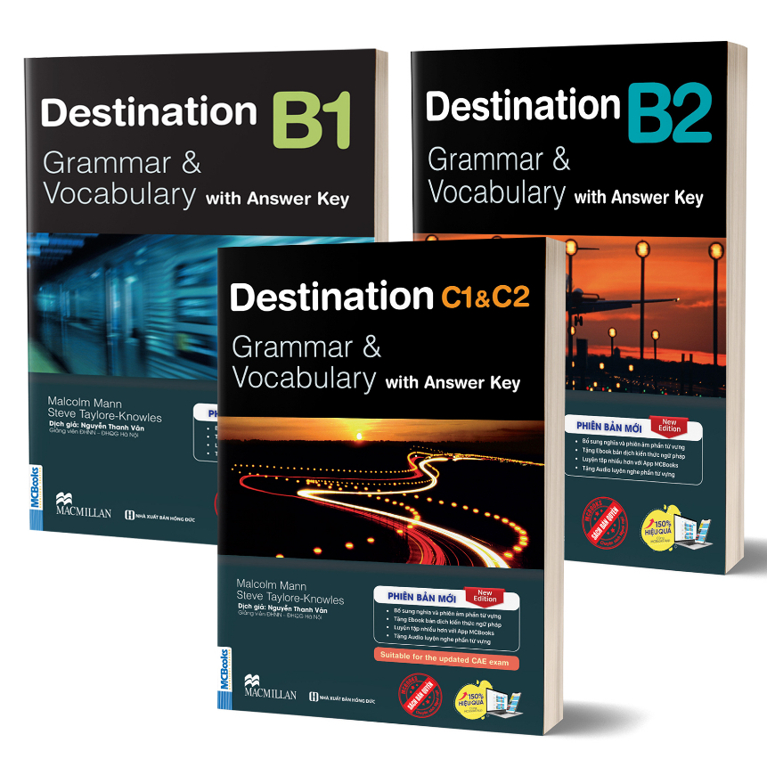 Sách Trọn Bộ Giáo Trình Destination Grammar & Vocabulary B1, B2, C1&C2 ...