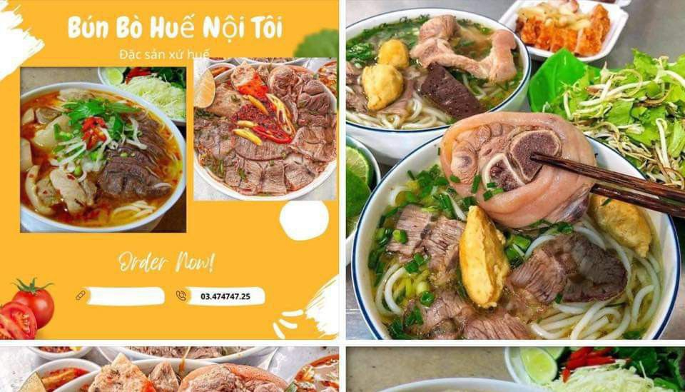 Bún Bò Huế Nội Tôi - Nguyễn Oanh ở Quận Gò Vấp, TP. HCM | Menu Thực đơn ...