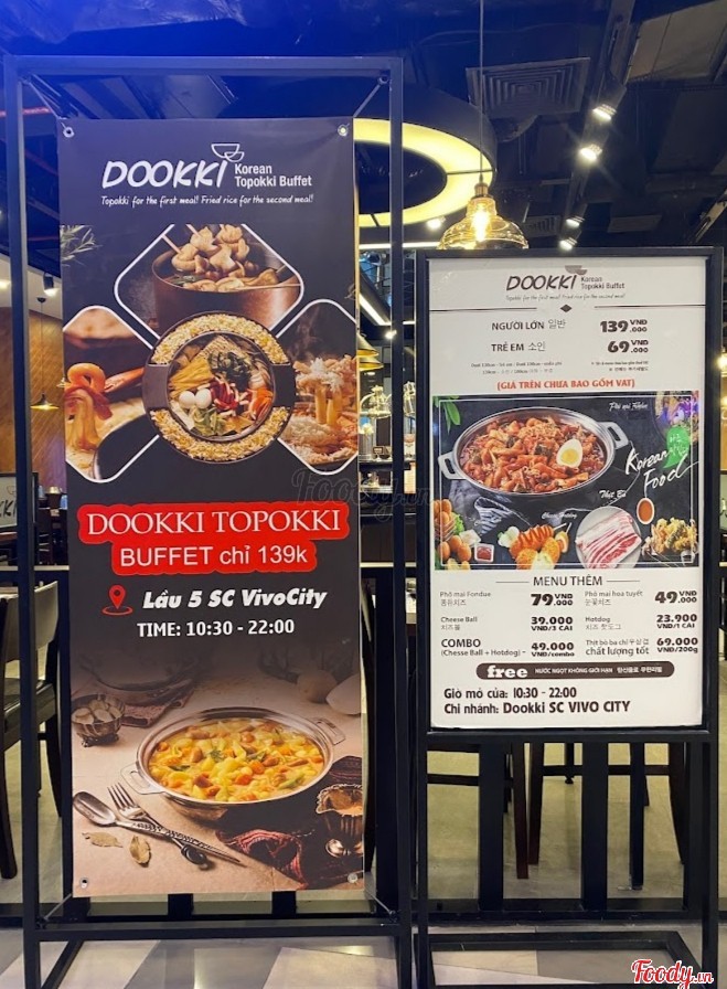 Dookki Việt Nam - Lẩu & Buffet Tokpokki - SC Vivo City ở Quận 7, TP ...