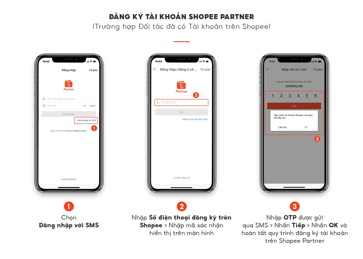 Hướng dẫn đăng ký quán mới ShopeeFood qua Ứng dụng Shopee Partner