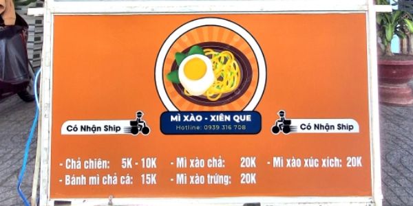 Mì Xào & Xiên Que - Hồ Bún Xáng ở Quận Ninh Kiều, Cần Thơ | Foody.vn