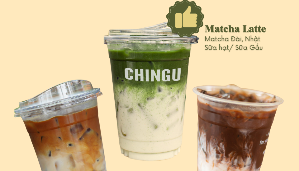 CHINGU - Matcha Latte, Cacao & Coffee - BÃI SAU ở Tp. Vũng Tàu, Vũng ...
