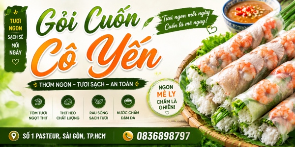 Gỏi Cuốn & Bún Mắm Nêm Cô Yến - Pasteur ở Quận 1, TP. HCM | Album không ...